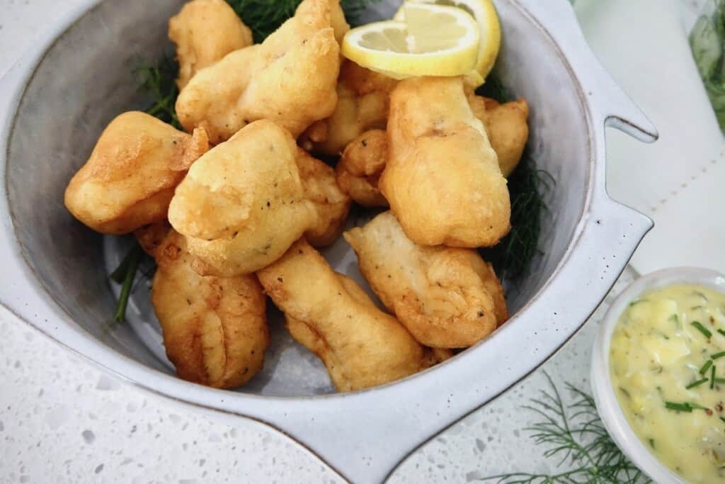 Backfisch: Nordsee-Style Beer-Battered Cod - dirndl kitchen