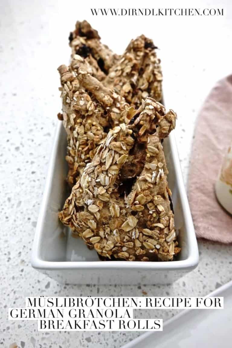 Müslibrötchen: German Granola Breakfast Rolls - dirndl kitchen