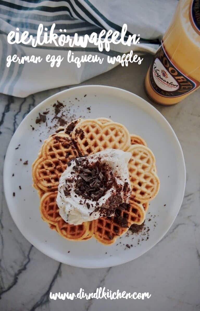 Eierlikörwaffeln: Egg Liqueur Waffles - dirndl kitchen
