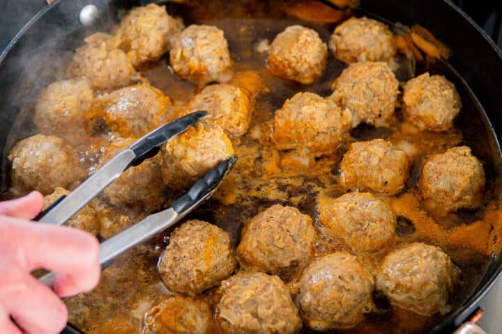 The BEST German Meatballs Recipe (Königsberger Klopse) - dirndl kitchen