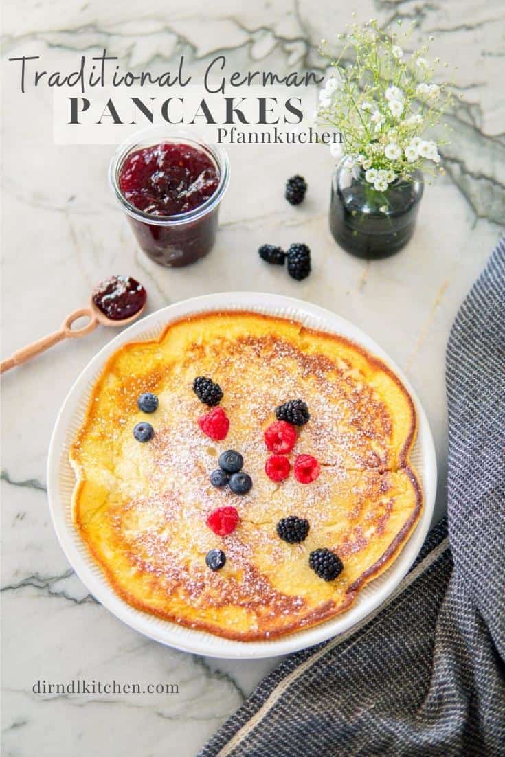 Traditional German Pancakes (Pfannkuchen) - dirndl kitchen