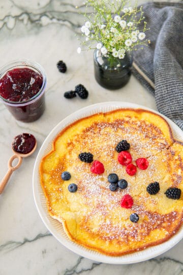 Traditional German Pancakes (Pfannkuchen) - dirndl kitchen