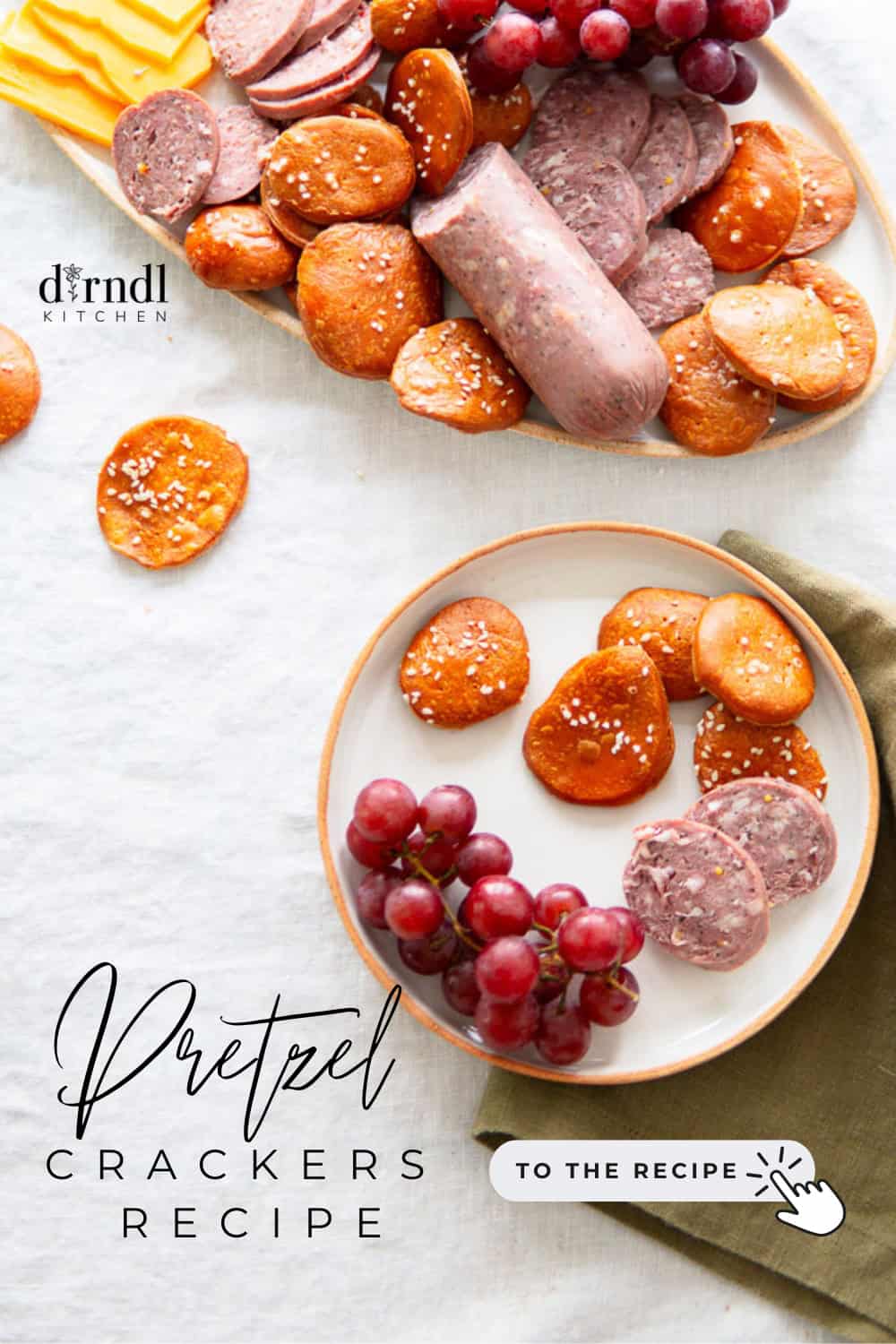 Crackers Recipe (Pretzel Version) - dirndl kitchen