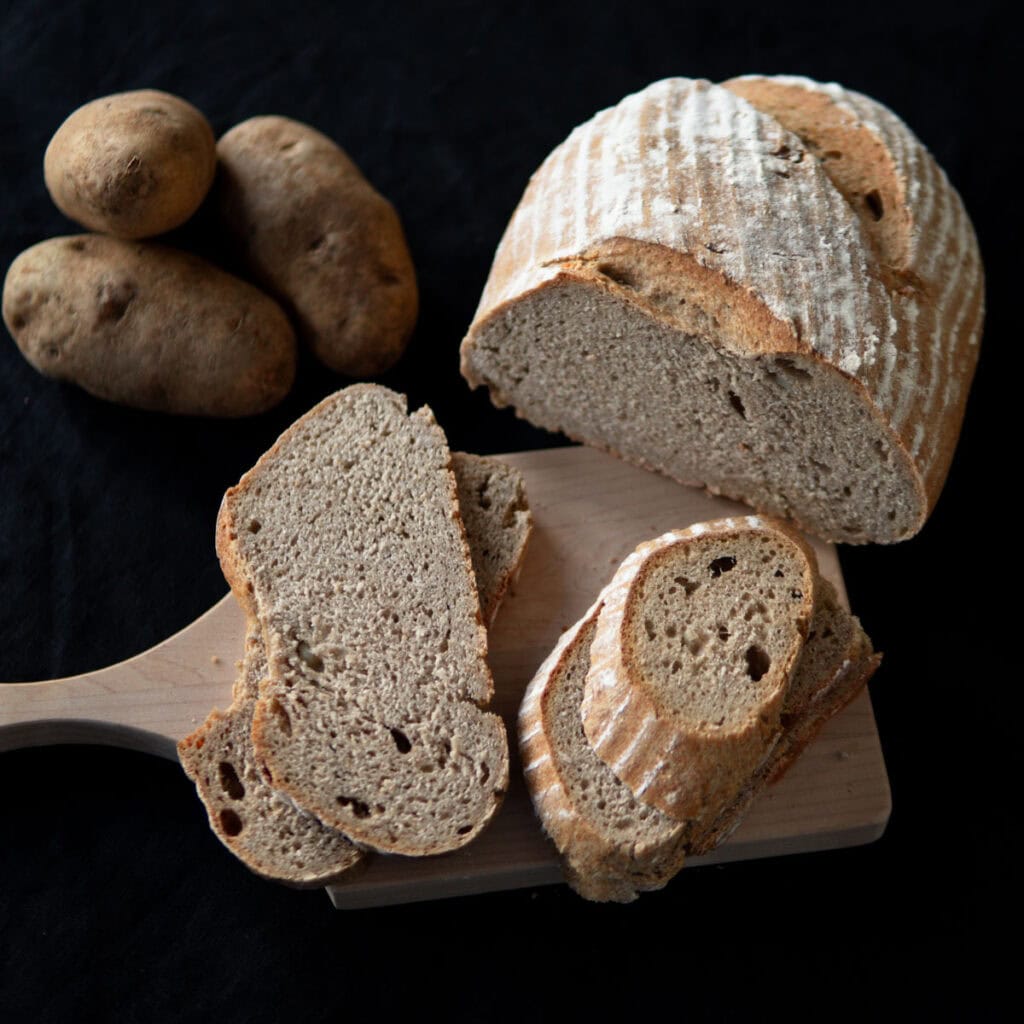 German Potato Bread Recipe (With Sourdough!) - dirndl kitchen